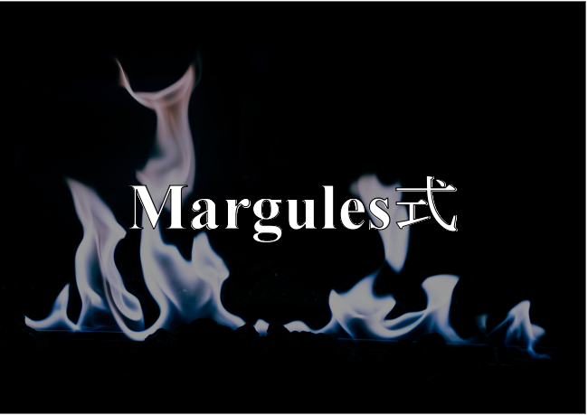 【Margules式】を解説：2成分系活量係数モデル - 化学工学レビュワー